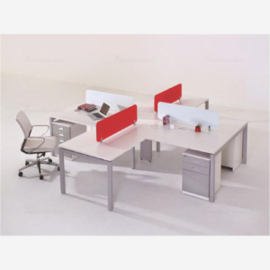 Desking Curvilinear Workstation – 310 - Sogno Office Furniture